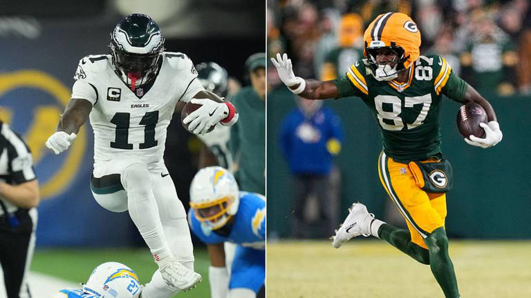 Where AJ Brown, Romeo Doubs rank among NFL’s top wide receiver duos