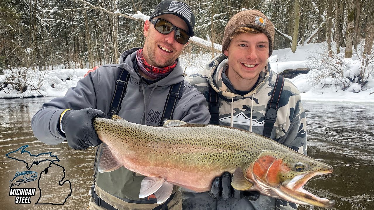 Our first Midwest steelhead fishing adventure! (Michigan Steel Ep. #1)