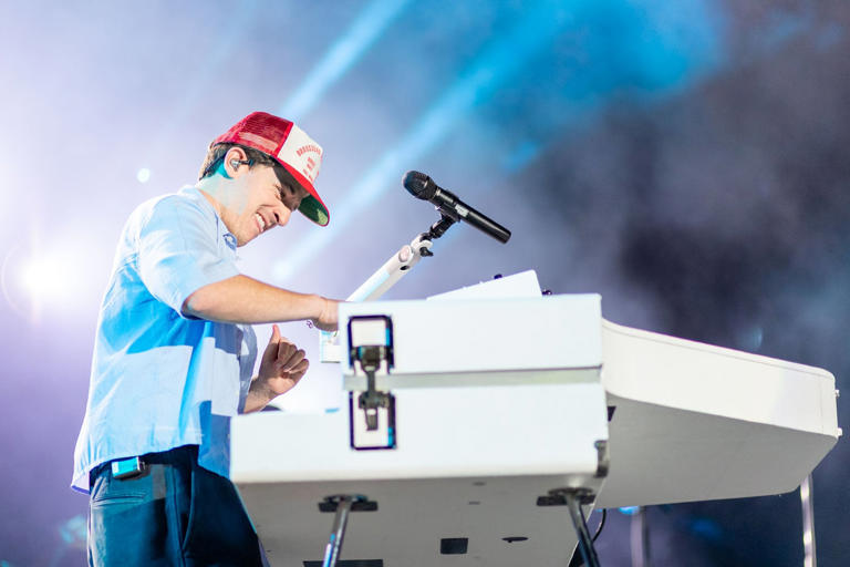 Charlie Puth performs in Charlotte