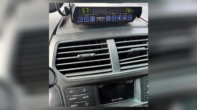 Driver cited for going 20+ mph over speed limit near crosswalk