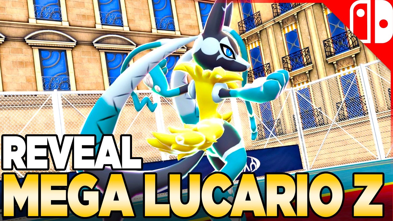 Mega Lucario Z reveal in Pokémon Legends Z-A Mega Dimension