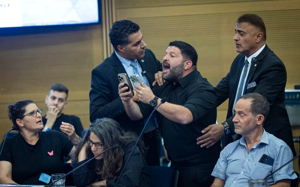 Coalition MKs disrupt Knesset event on violence against Palestinians ...
