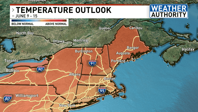 Partly sunny Tuesday ahead of 80s and rising dew points by week's end