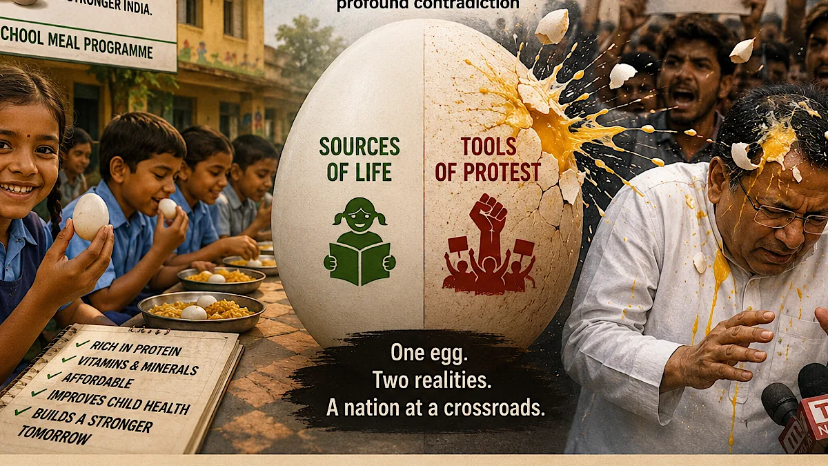 India's 'egg wars': From mid-day meals to political missiles