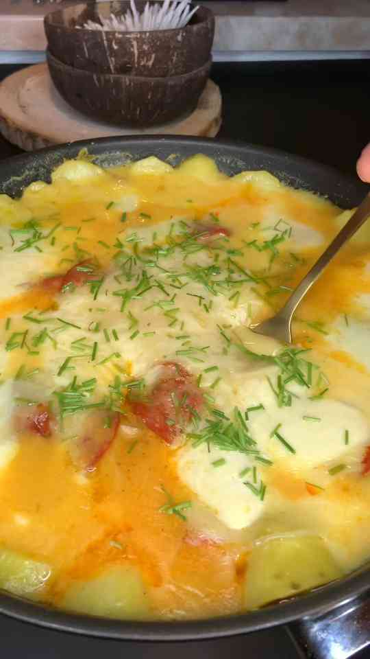 Schlemmerkartoffel Pfanne einfach und lecker zubereitet