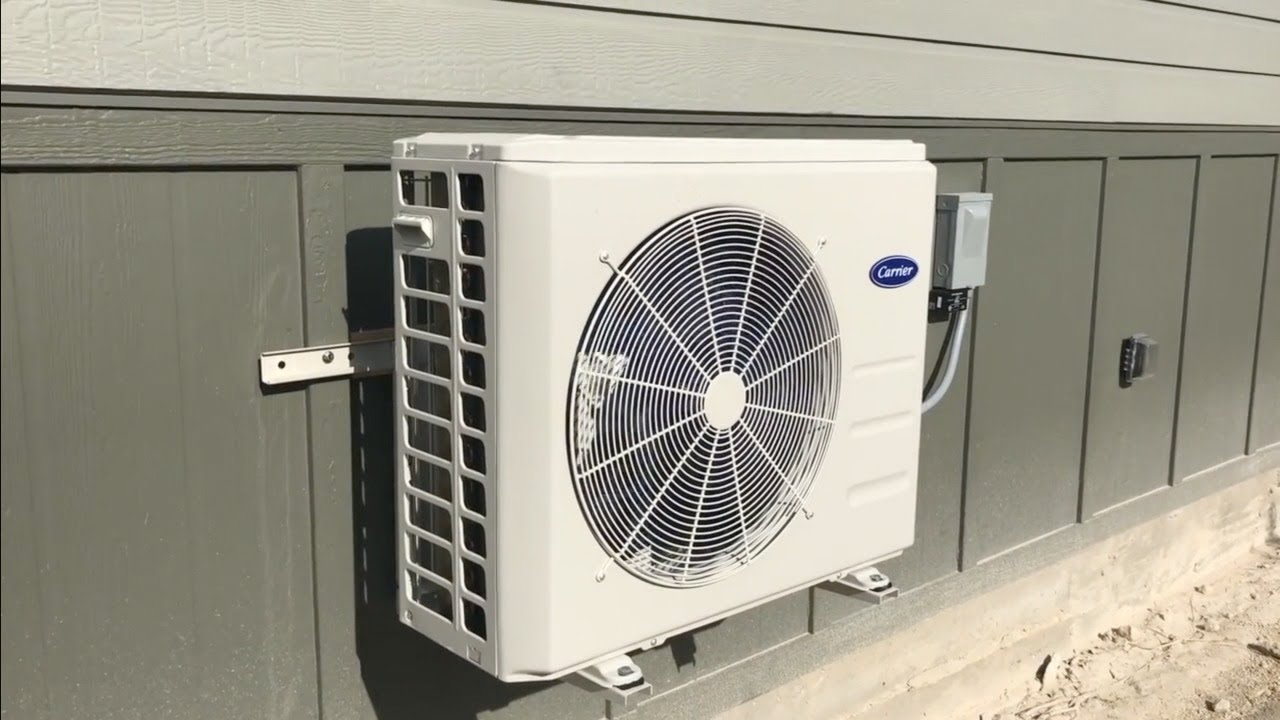 How to install a mini split HVAC system in your shop
