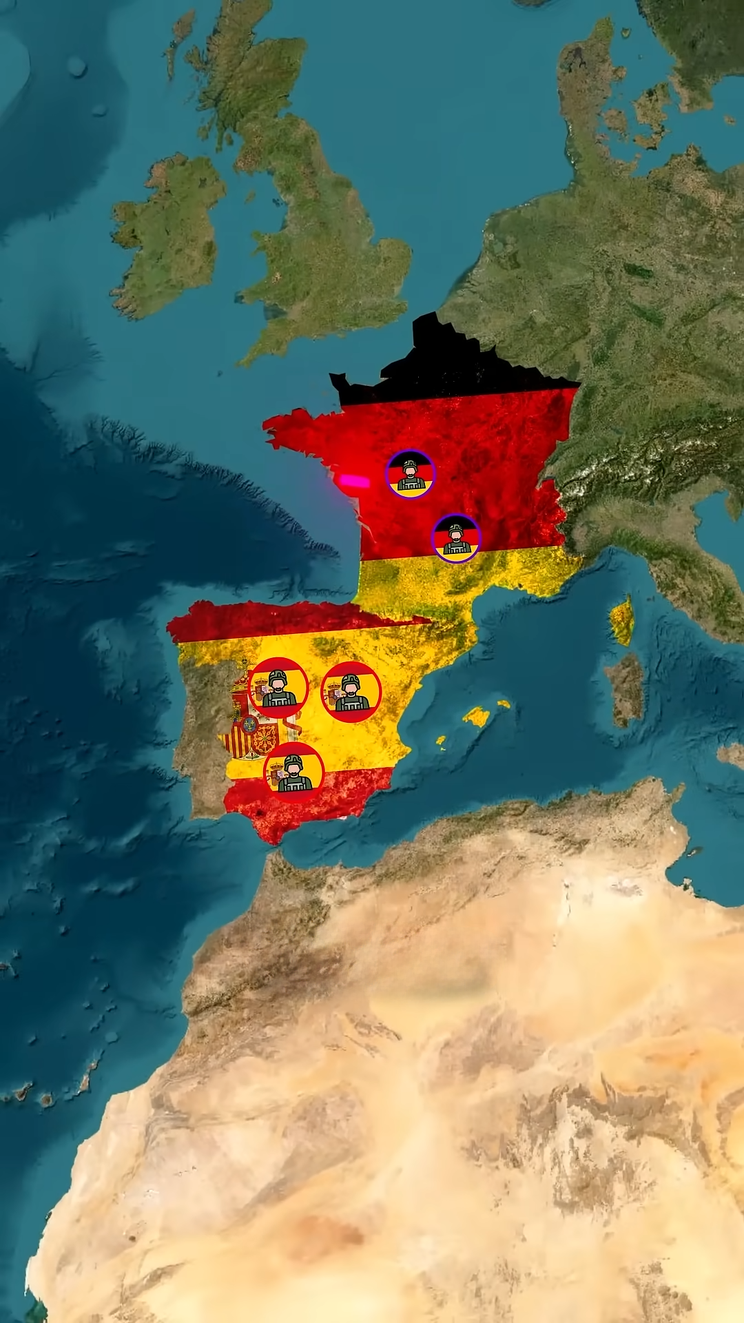 Can a swapped France and Germany conquer all Europe?