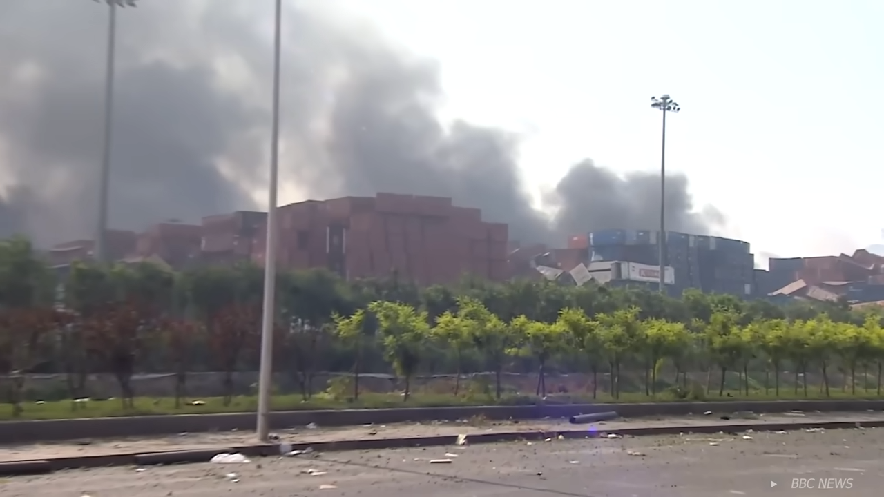 The warehouse fire looked routine… then a nuclear-scale blast erupted