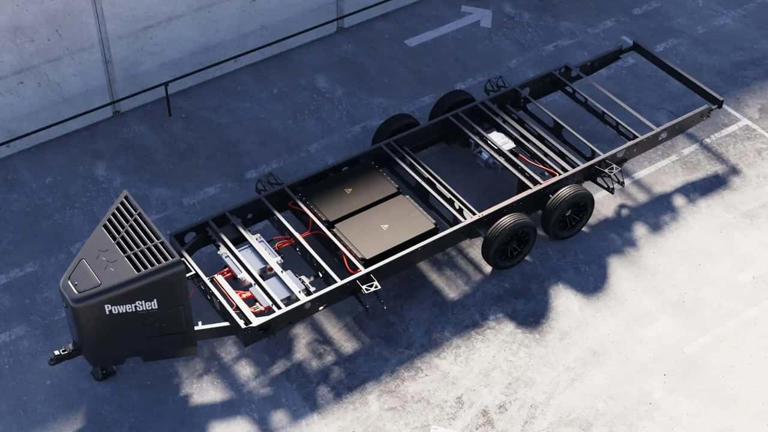 This electric trailer can recharge your EV dirt bikes. It could save ...