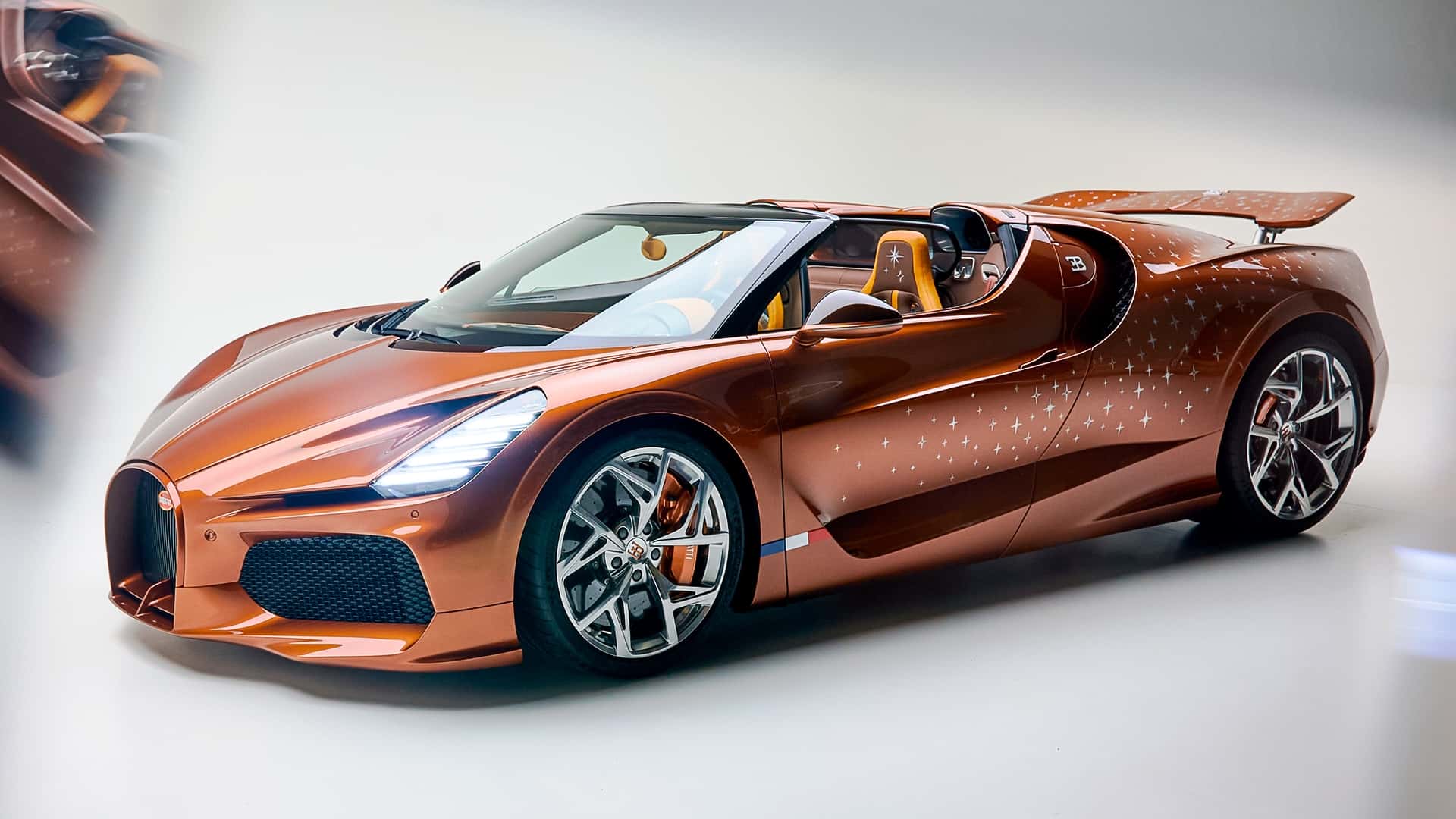 Bugatti's latest one-off is covered in stars
