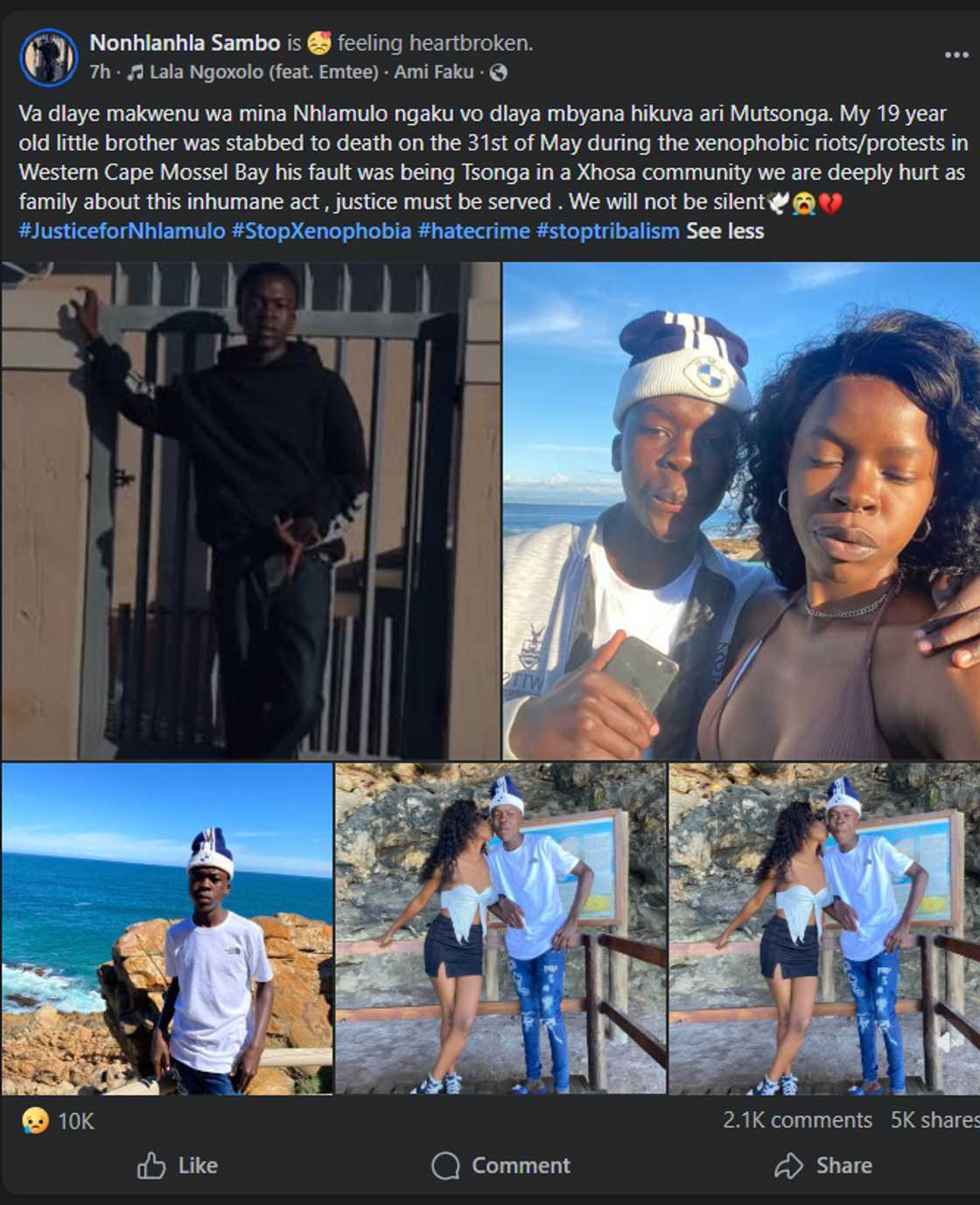 SA mum cries after 19-year-old son is killed in alleged attack meant ...