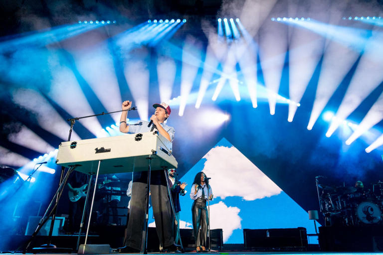 Charlie Puth performs in Charlotte