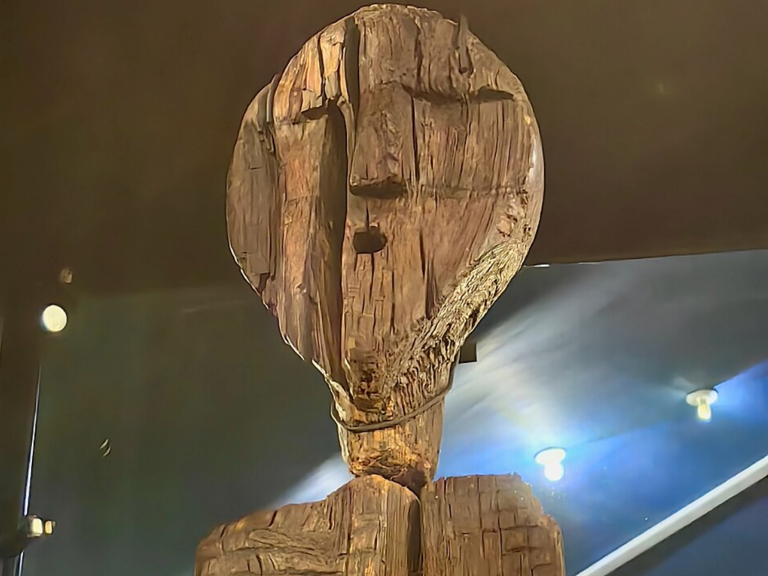 In the 1890s, gold miners pulled a wooden idol from a peat bog that ...