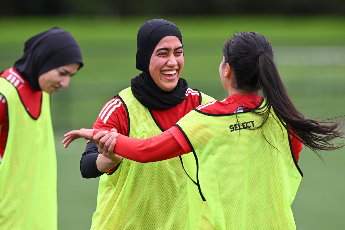 Afghan women’s football team back on international stage