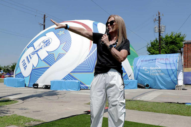 Esphera, art cars and a 45-foot screen: What's inside Houston's Fan ...