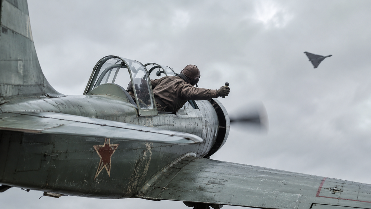Ukraine is shooting down drones from a prop plane with an AR (and it ...