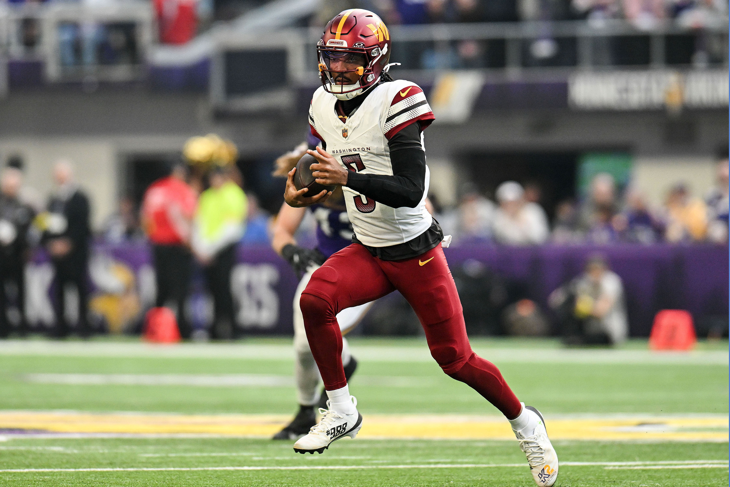 Commanders' Jayden Daniels took these offseason steps to try to stay ...
