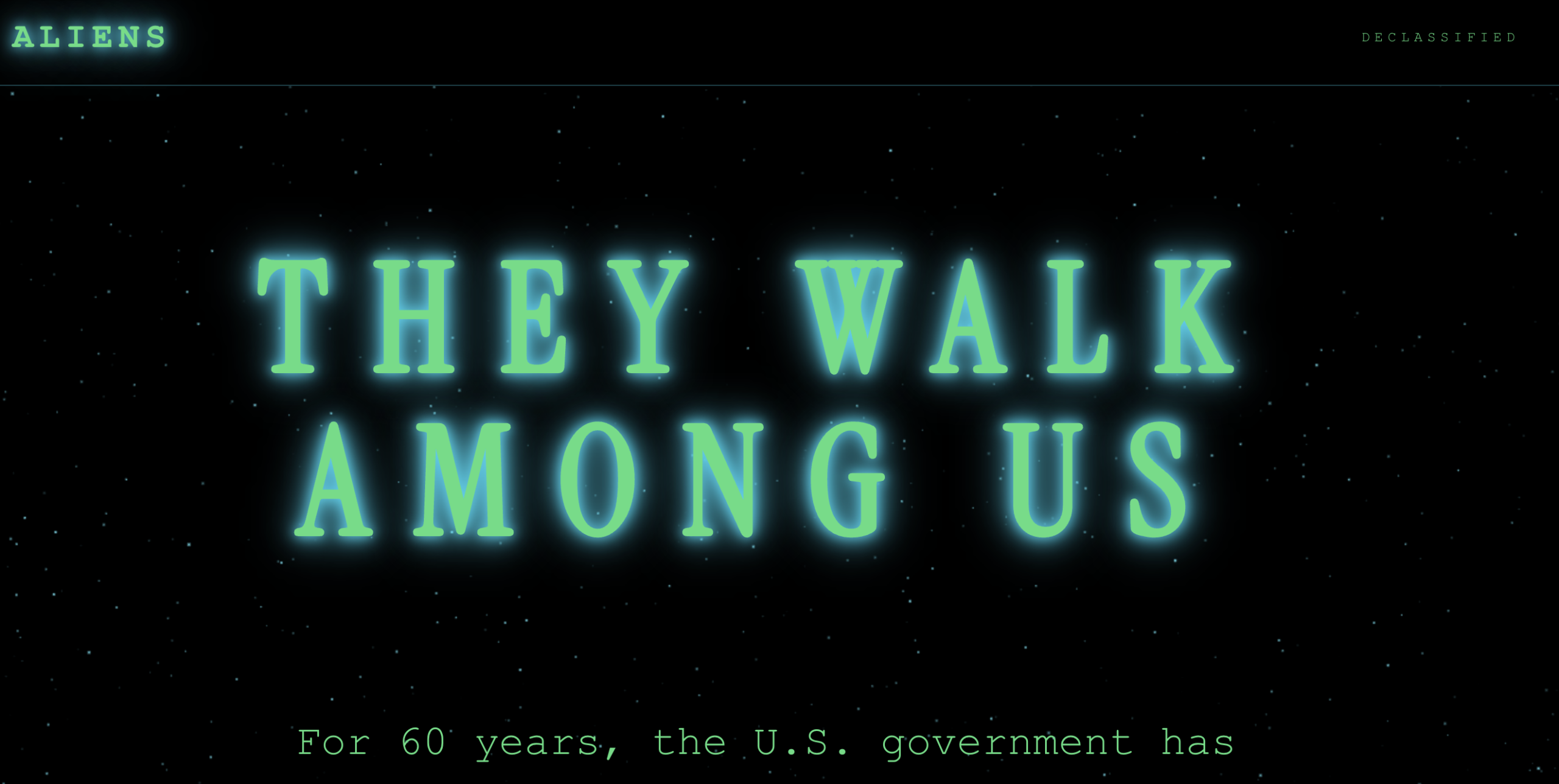 «Camminano tra di noi»: Trump lancia aliens.gov. Ma il sito non c’entra ...