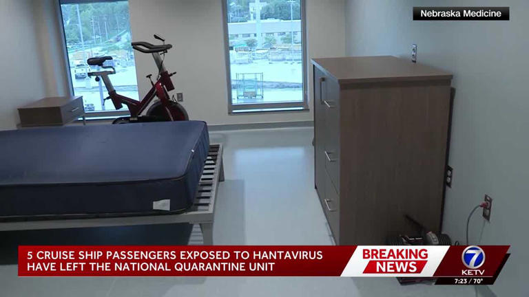 UNMC releases three more hantavirus cruise ship passengers