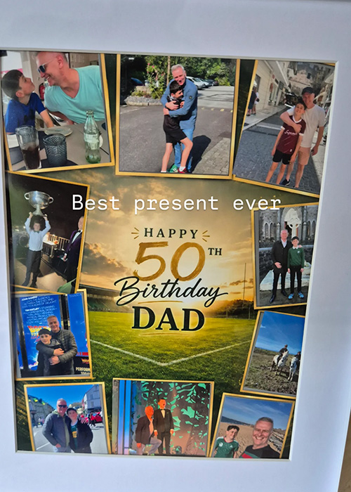 'Best present ever' Dáithí Ó Sé left speechless with son's gift on his 50th