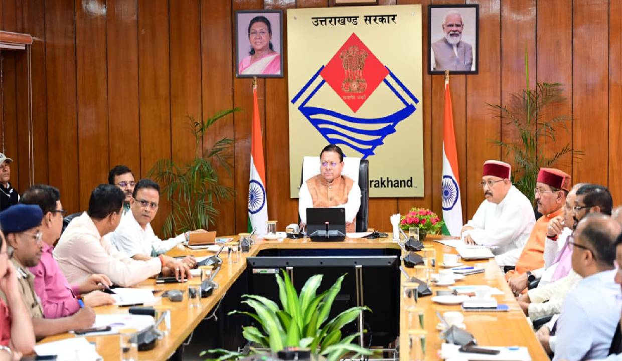 Uttarakhand CM Pushkar Singh Dhami reviews Char Dham Yatra 2026 ...
