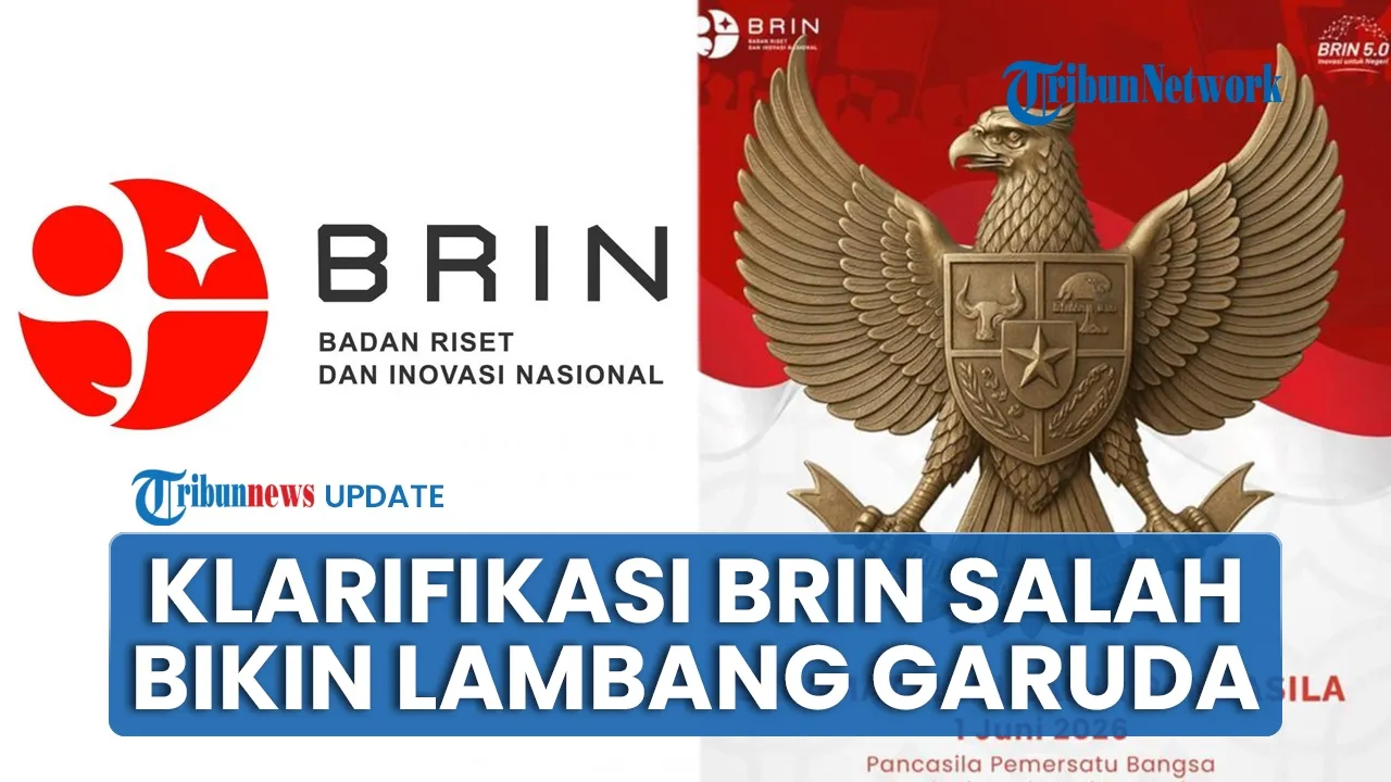 Viral BRIN salah bikin lambang Garuda di peringatan Hari Lahir ...