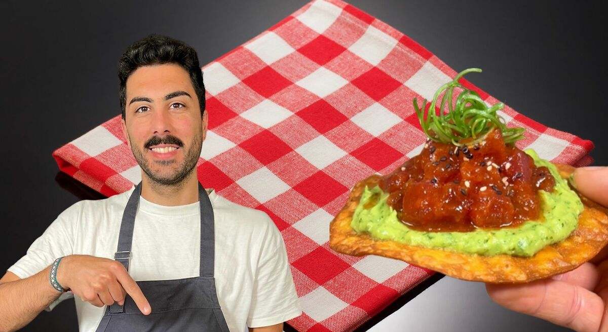 Rubén, cocinero: "Mi plato favorito es este tartar de atún que aprendí ...