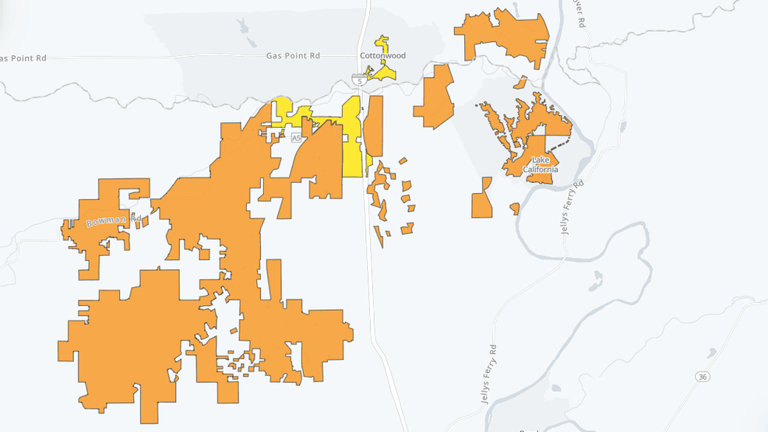 Nearly 4,000 PG&E customers without power along Shasta-Tehama County lines