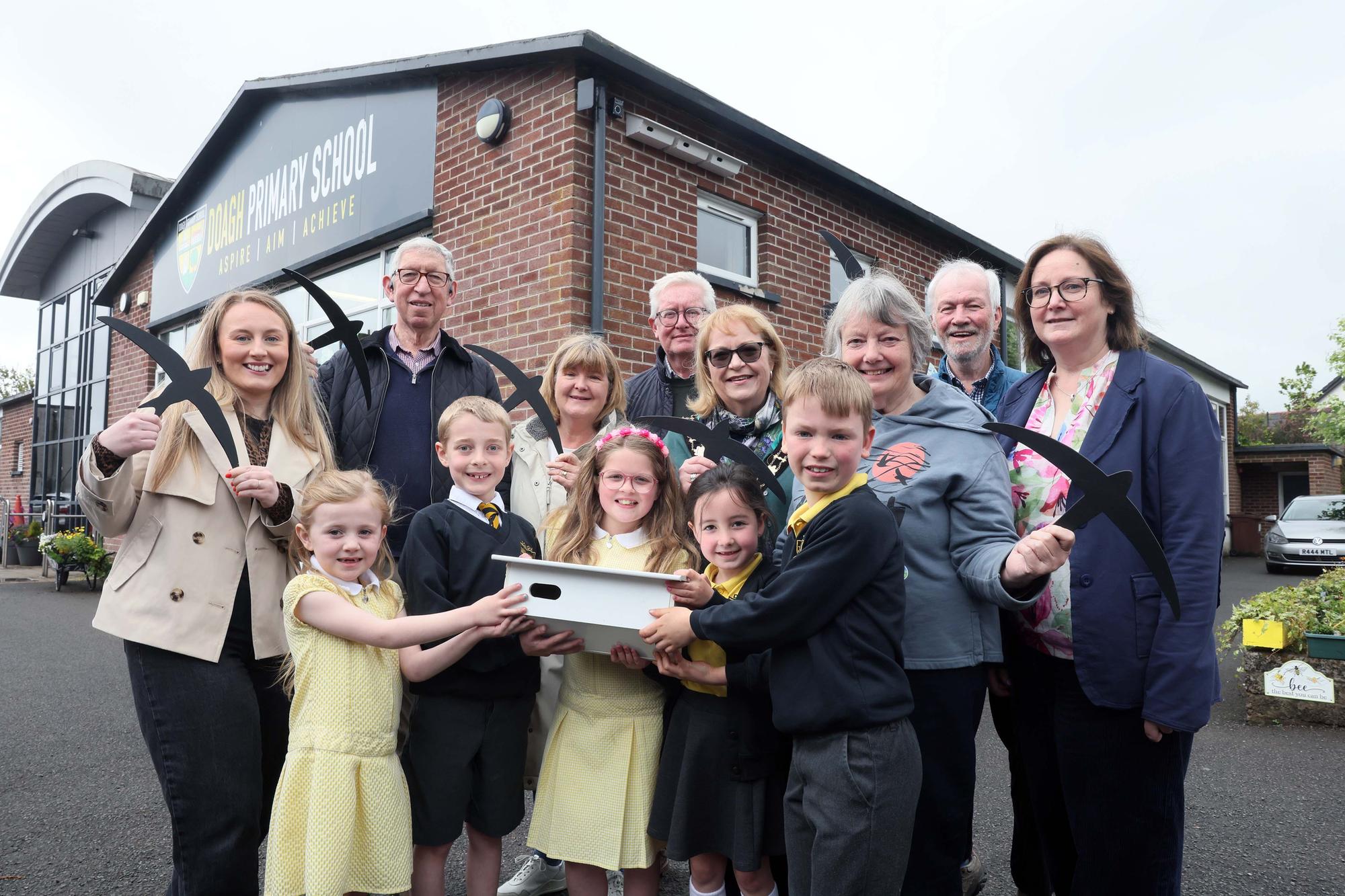Homes for swifts: bird boxes installed at Doagh Primary School and ...