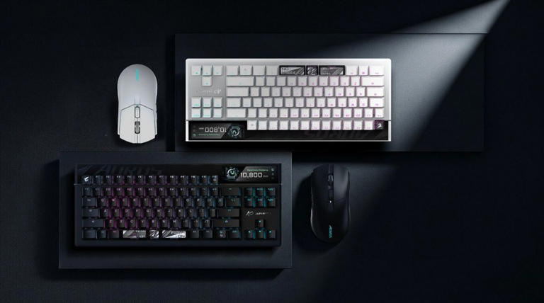 Clavier OLED, souris 8 000 Hz : GIGABYTE muscle ses périphériques ...