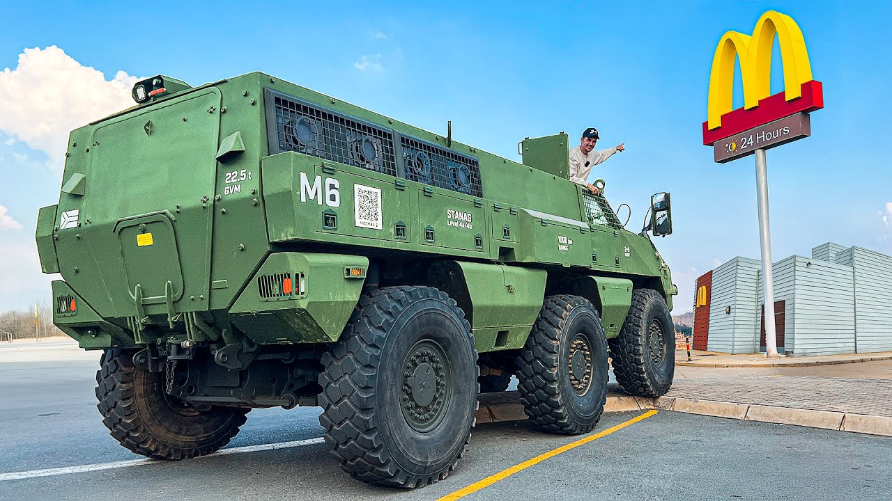 They took a heavily armored truck to a drive-thru - and shocked the ...