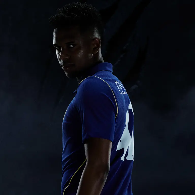 Nike's Chelsea 2026/27 home kit includes yellow lion badge