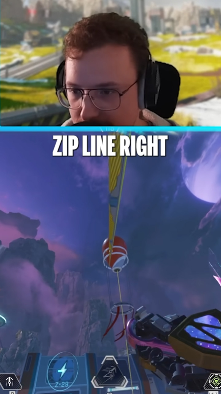 Apex Legends movement hack using correct zipline placement