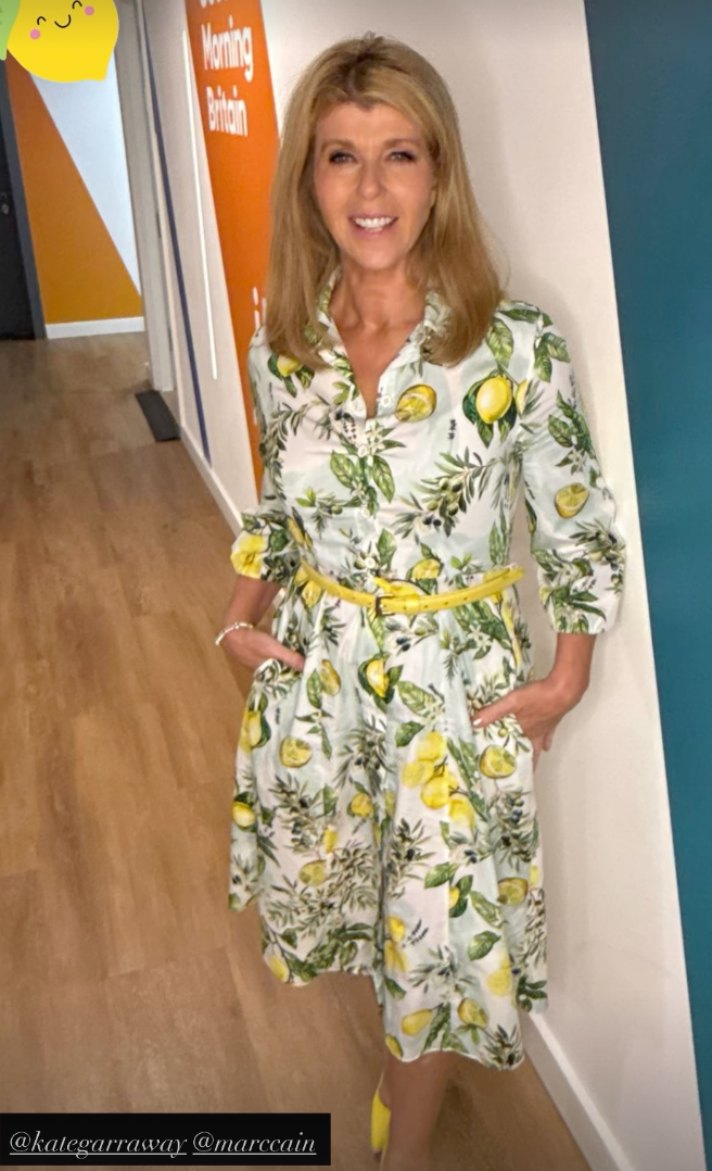 Kate Garraway’s lemon print dress is pure sunshine – and we’ve found a ...