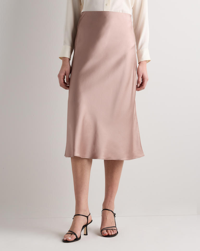 This easy skirt trend is the shortcut to elevating any cardigan