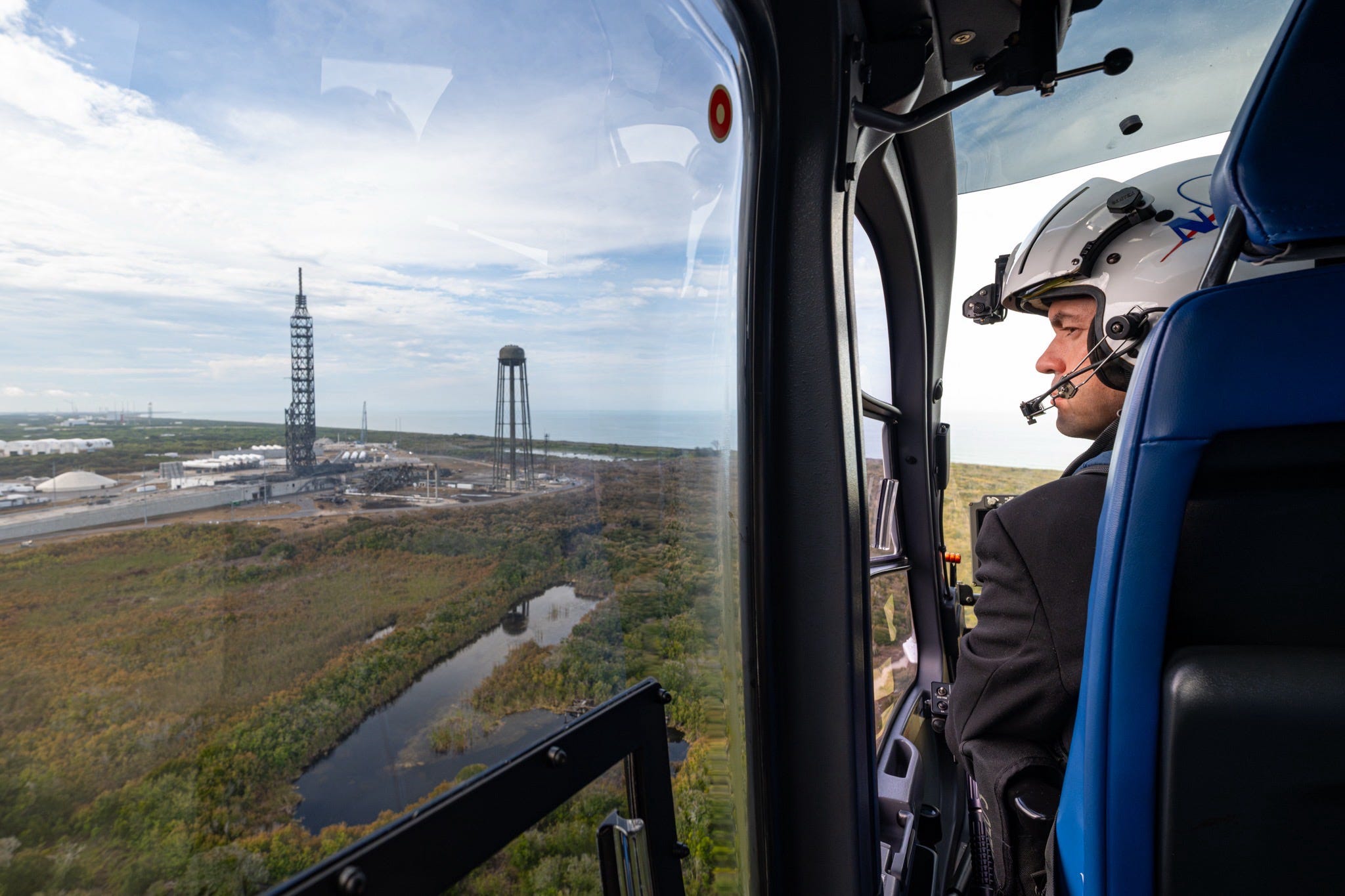 NASA chief surveys damage after Blue Origin explosion at Cape Canaveral