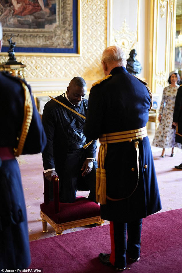 Idris Elba is knighted by King Charles as he leads stars being honoured ...