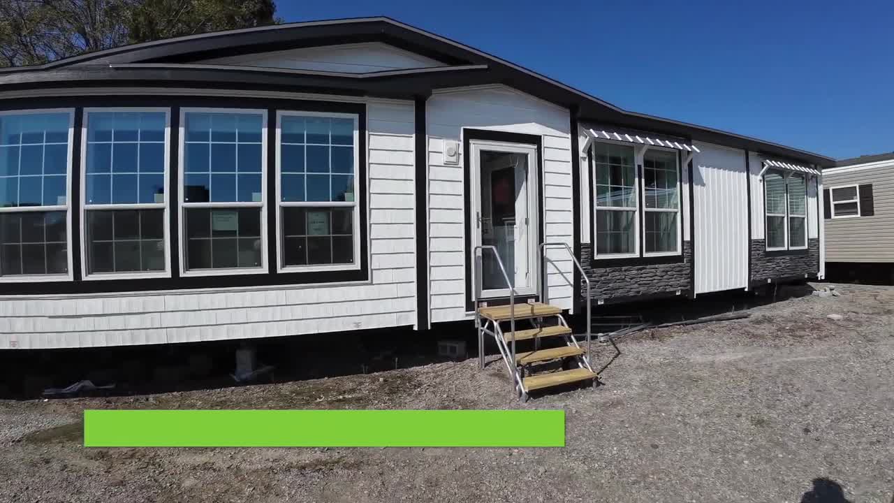 This mobile home feels like it was built to embarrass regular houses