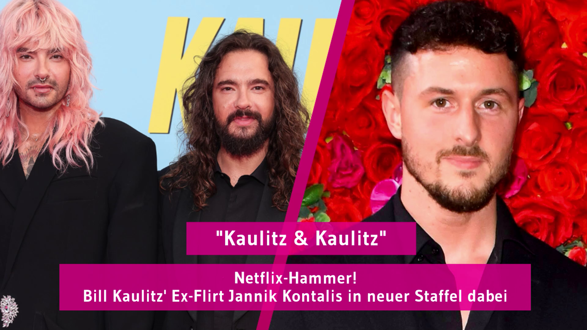 "Kaulitz & Kaulitz": Netflix-Hammer! Bill Kaulitz' Ex-Flirt Jannik ...