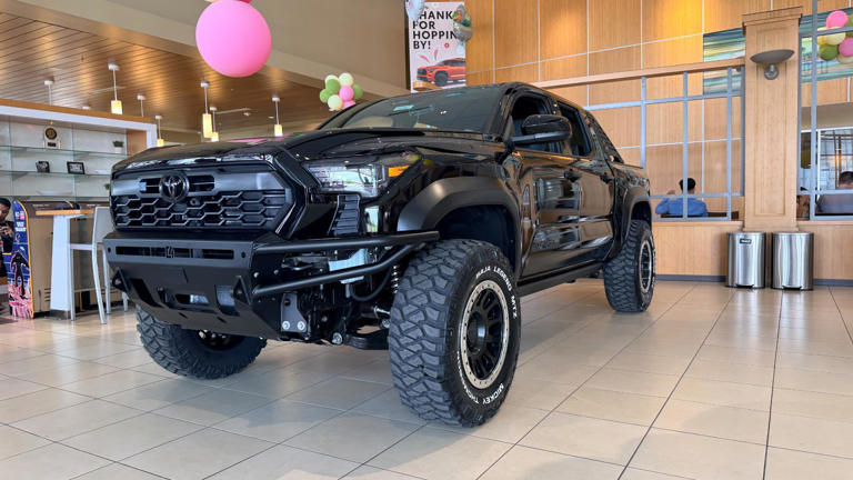 2026 Toyota Tacoma in 'Back to the Future' get-up looks pretty McFly