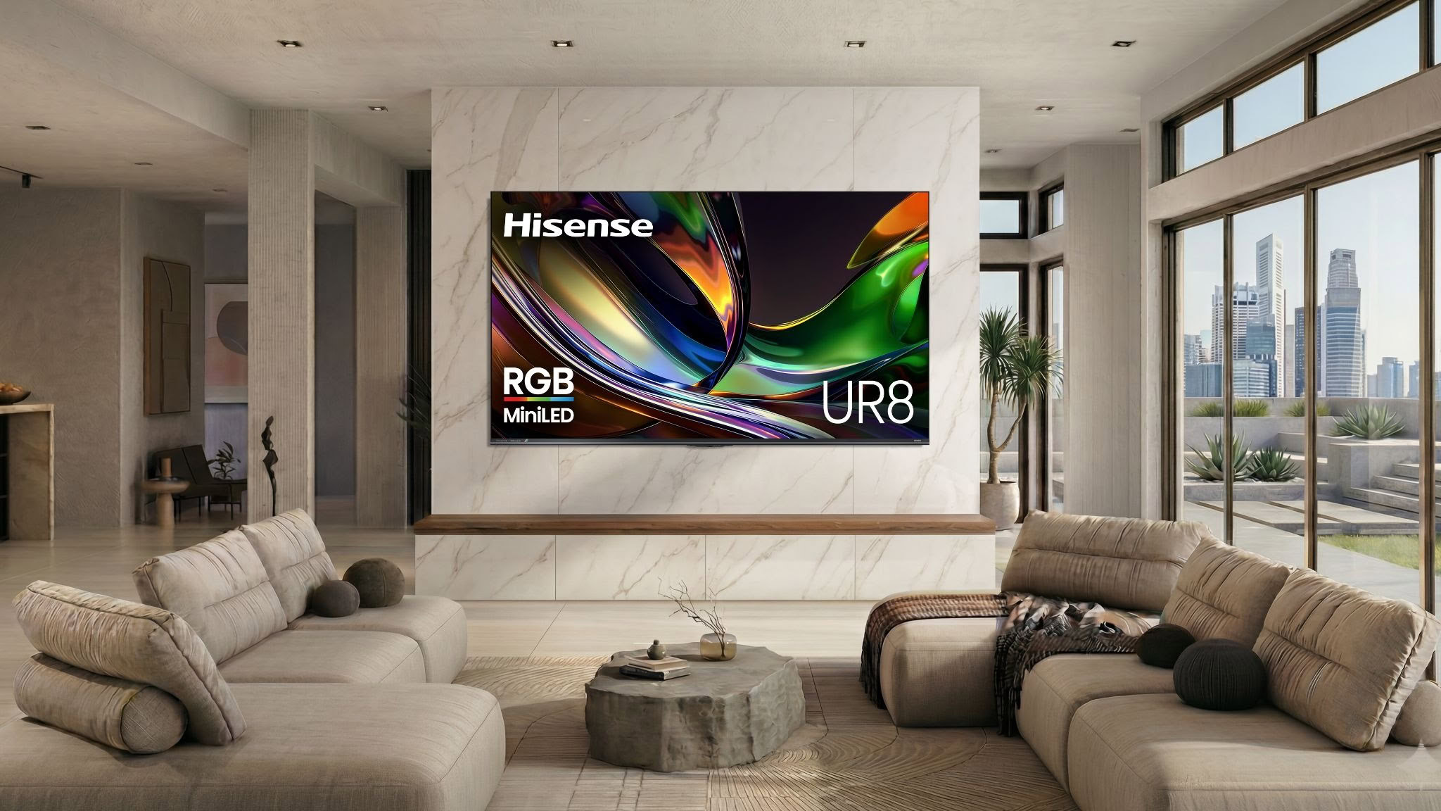 Hisense's RGB MiniLED UR8 TVs are available now starting at $1,299