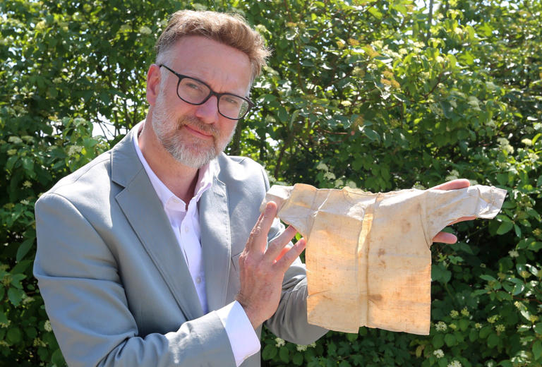 King Charles II’s baby shirt worn 400 years ago found in dusty attic