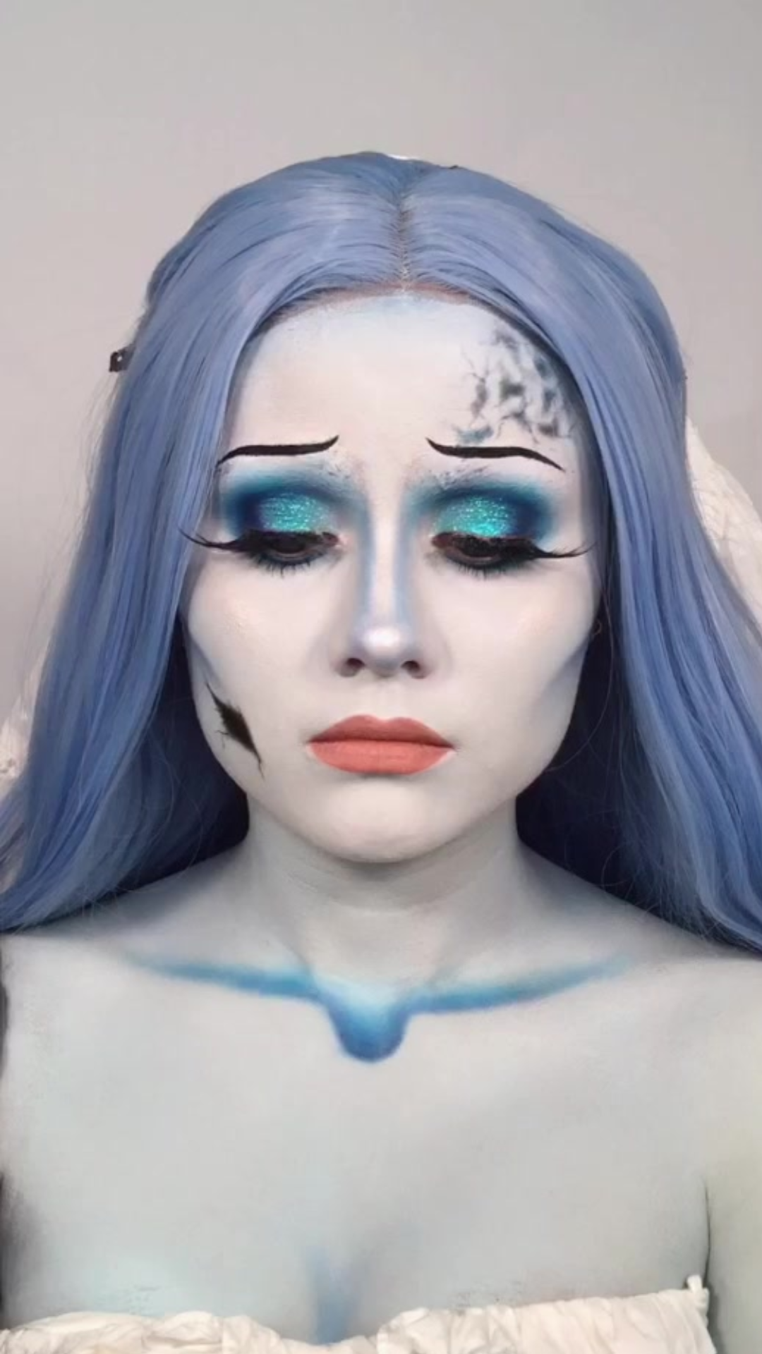 Emily Corpse Bride makeup look that deserved more attention