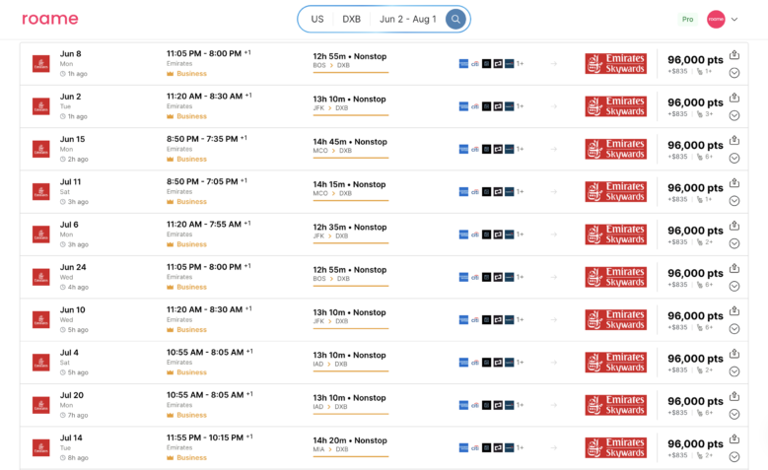 [Award alert] Emirates business class to Dubai with great summer ...