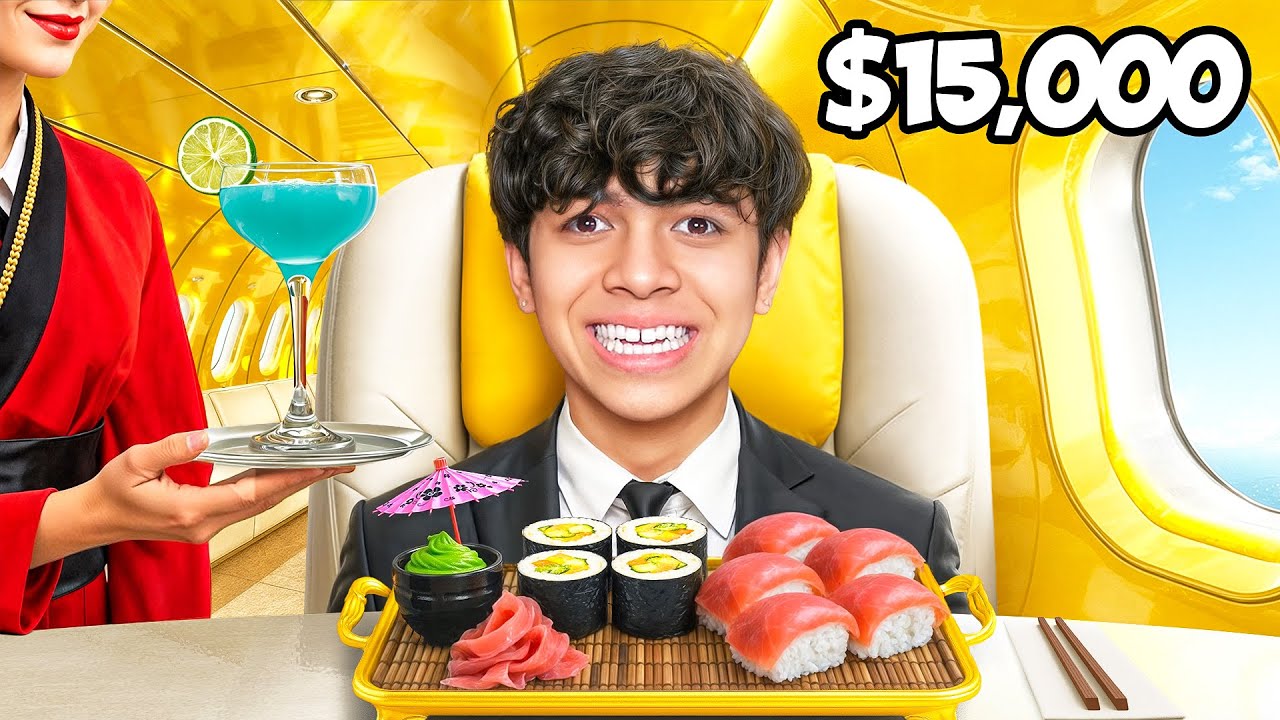 Flying first class to Japan ($15,000 ticket)