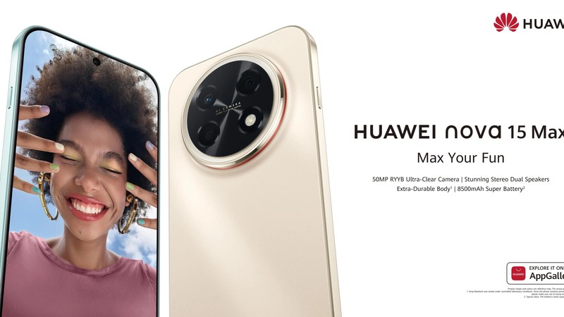 The HUAWEI nova 15 Max delivers more battery, more value and more for ...