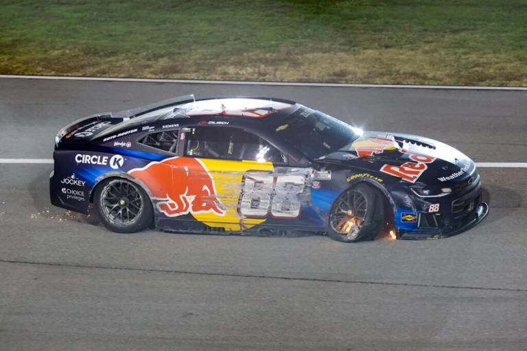 Hope everyone is OK: Concerns pour in after NASCAR car debris strikes ...