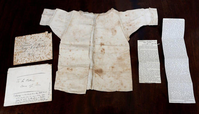 King Charles II’s baby shirt worn 400 years ago found in dusty attic