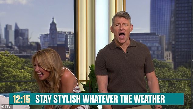 Cat Deeley explodes with laughter and Ben Shephard is left red-faced ...