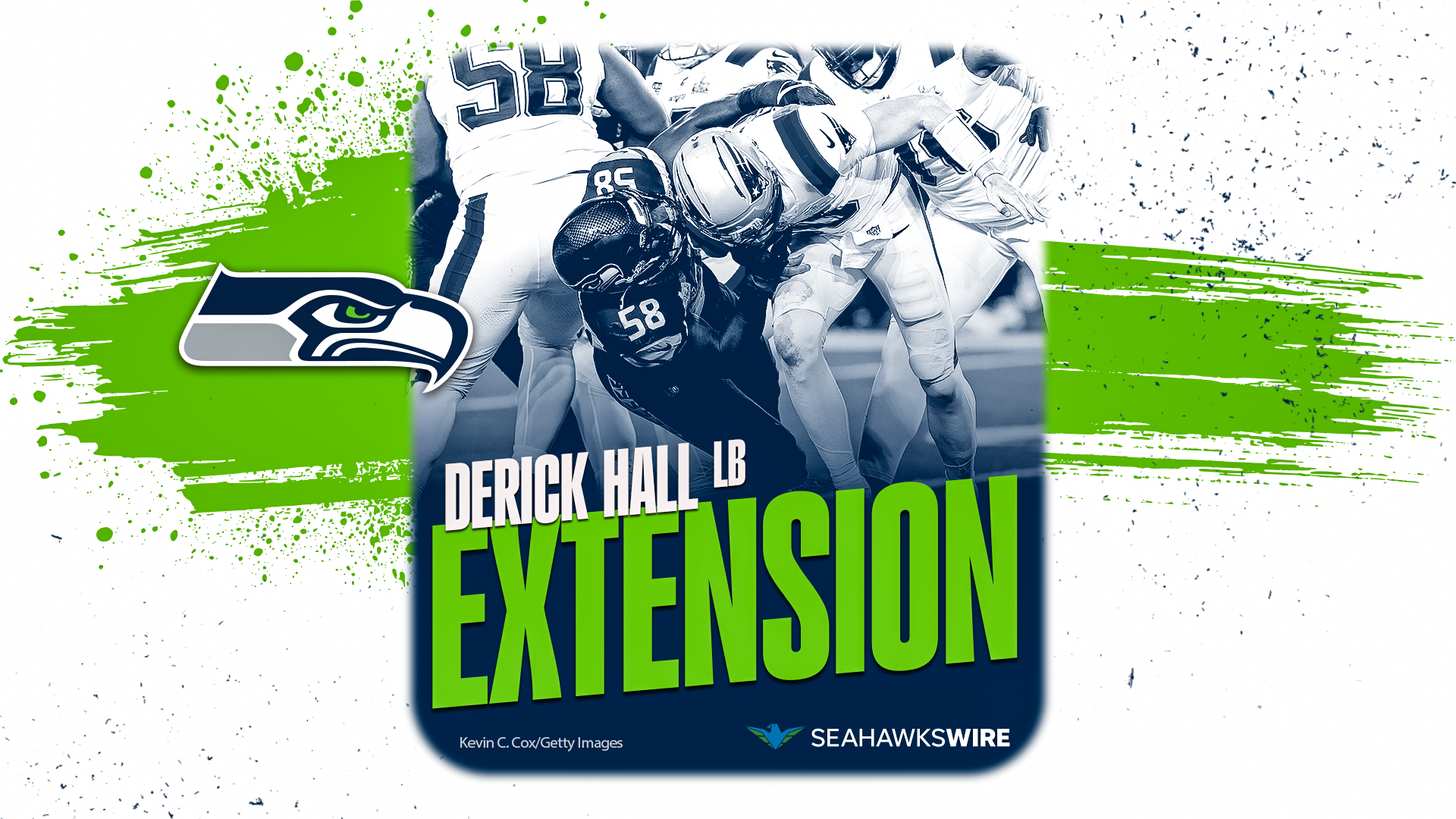 Seahawks give LB Derick Hall a 3-year, $42 million dollar extension